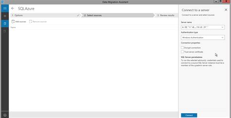 data migration assistant tool for azure sql db azure vm assessment
