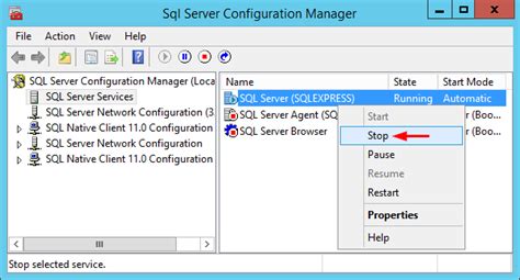 start sql server from command line password recovery
