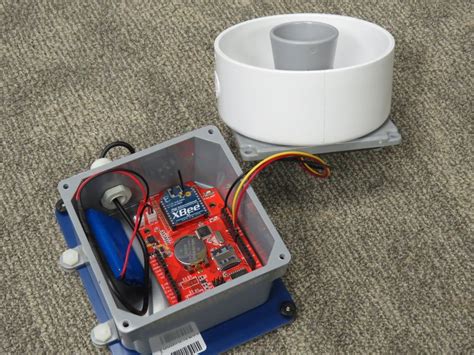 ultrasonic water depth sensor envirodiy