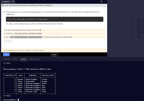 learn relational databases by building a mario database build a mario