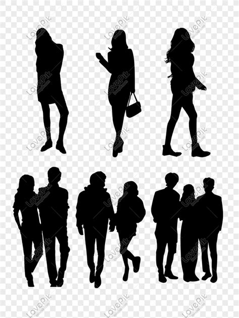 3 문자 실루엣 무료 Png 투명 레이어 소재 Png 일러스트 무료 다운로드 Lovepik
