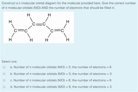 Solved What Is The Number Of Unhybridized P Orbitals And The