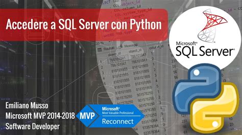 [python] accedere a sql server con python pyodbc youtube