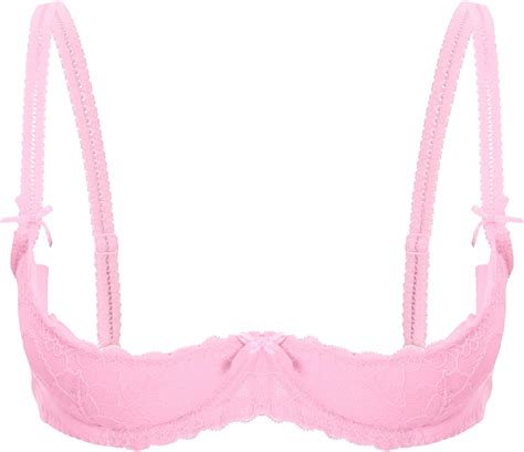 Janjean Damen Spitzen Hebe Bh 1 2 Tasse Push Up Spitze Bra Mit Bügel