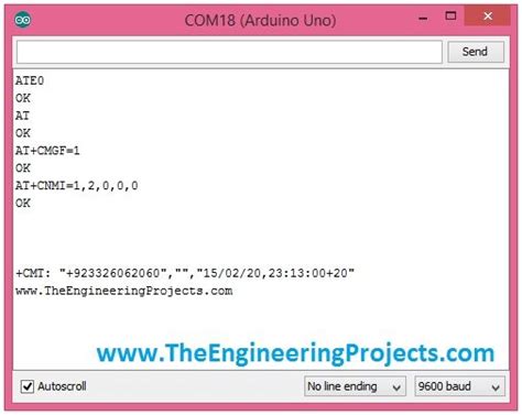 receive sms with at commands using sim900 and arduino
