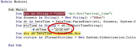 convert database field to time format stack overflow
