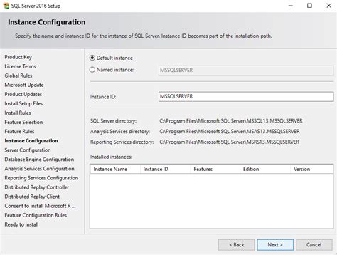 sql server 2016 installation with screenshots
