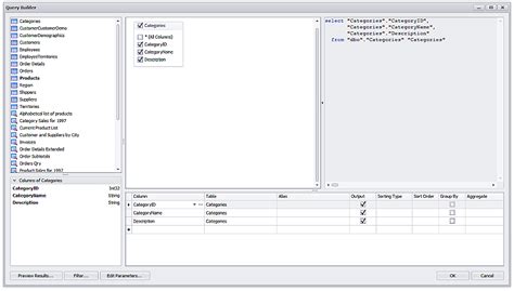 pass a dashboard parameter to a filter string business intelligence