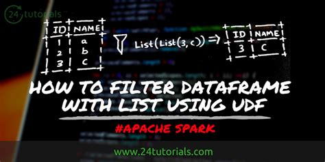 how to filter dataframe based on keys in scala list using spark udf
