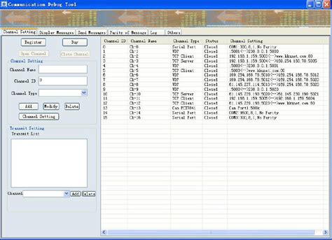 communication debug tool is a tool for debug of the communication
