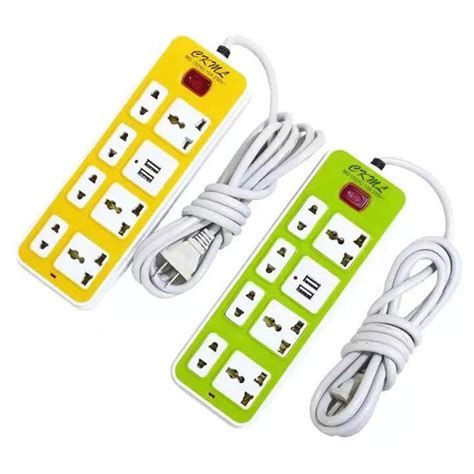 Super Center ปลั๊กไฟ7ช่อง 2500 W ปลั๊กพ่วง ปลั๊กสามตา ปลั๊กสายต่อพ่วง