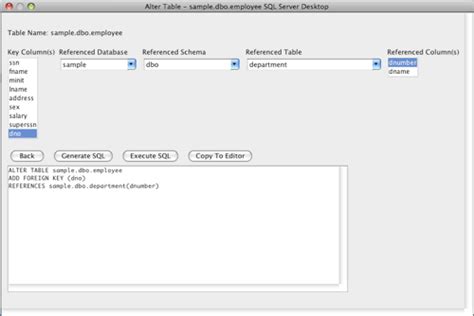 ms sql server alter table
