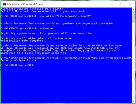 sfc failed to repair and dism shows error 0x800f081f in windows 10