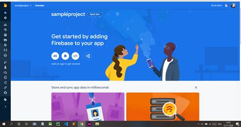 how to create a new project in django using firebase database