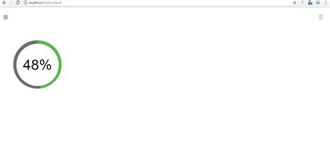 html progress bar circle not center in bootstrap stack