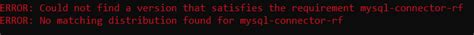nnector in python not working showing no module