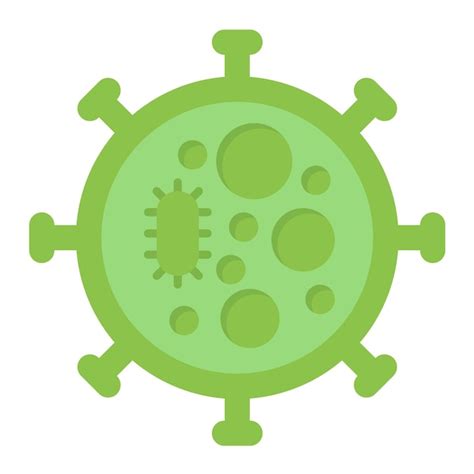 Premium Vector Virus Color Illustration
