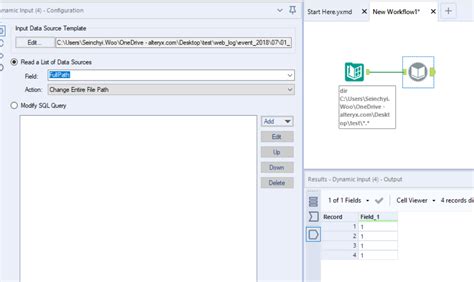 solved wildcard path in file input alteryx community