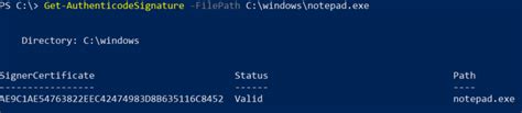 reporting on digitally signed files with powershell scripting blog