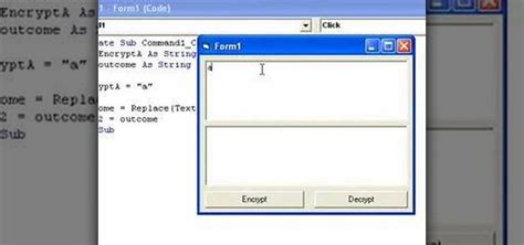 how to encrypt and decrypt text in microsoft visual basic