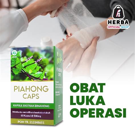 Jual Kapsul Binahong Obat Luka Operasi Piahong Caps Dan Anti Gatal Asli