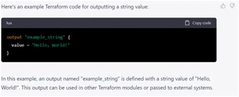 terraform output variable tutorials with example