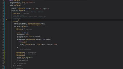 dart how to properly nest a listview builder inside listview stack