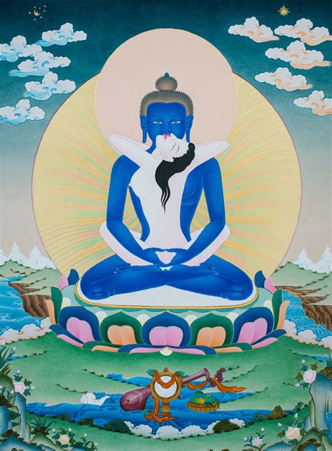 samantabhadra samantabhadri original thangka ioe