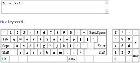 javascript virtual keyboard codeproject