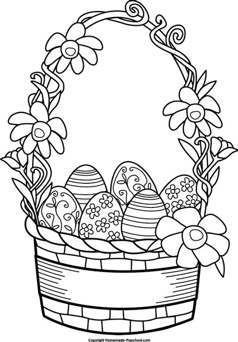 Black And White Happy Easter Clip Art