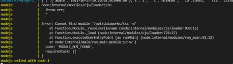 node js docker compose always exec using nodejs stack
