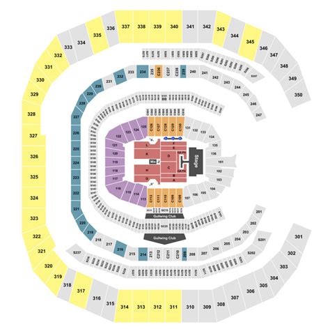 Mercedes Benz Stadium Seating Chart Section Row And Seat Number Info