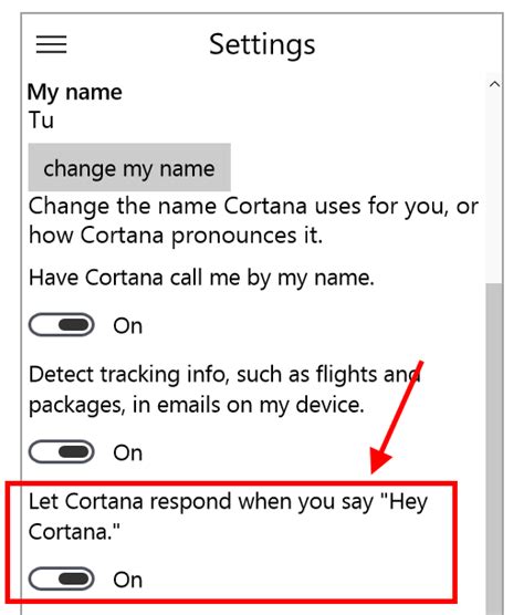 How To Enable “hey Cortana” In Windows 10 [tip] Dottech