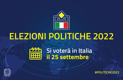 Elezioni Politiche 2022 Ministero Degli Affari Esteri E Della