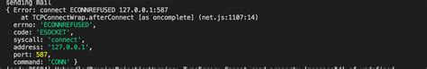 nodejs nodemailer not working with local smtp server ask ubuntu