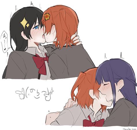 Aijou Karen Tsuyuzaki Mahiru And Kagura Hikari Shoujo Kageki Revue