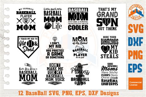 Baseball Mom Bundle Graphic By Svgitems · Creative Fabrica