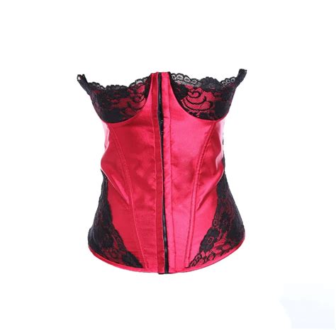 Wholesale Plus Size Xxl Sexy Red Lace Corsets Dress Bustiers Women
