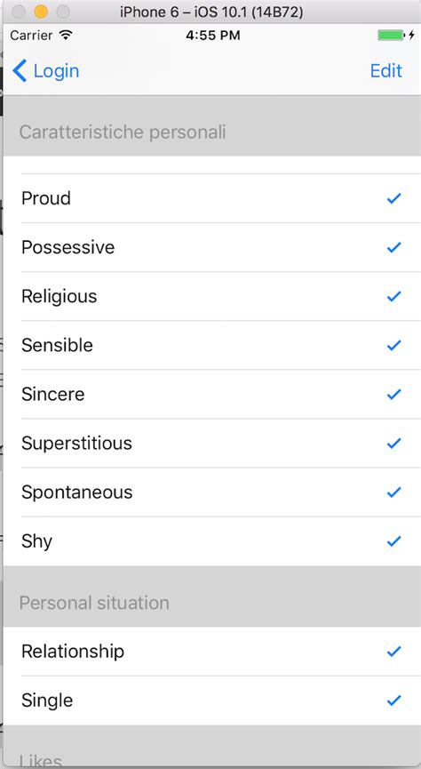 swift ios indexpathsforselectedrows and initial selection stack
