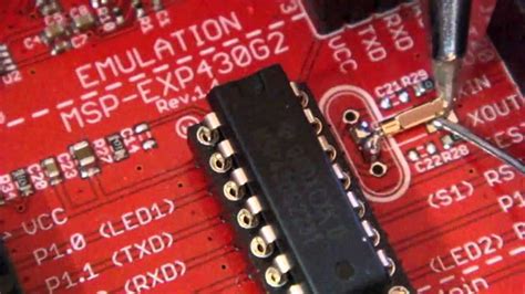 Msp430 Launchpad Tutorial 2 Soldering The Microcrystal To The C B