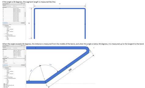 solved bar length sum of leg lengths without deducting bend
