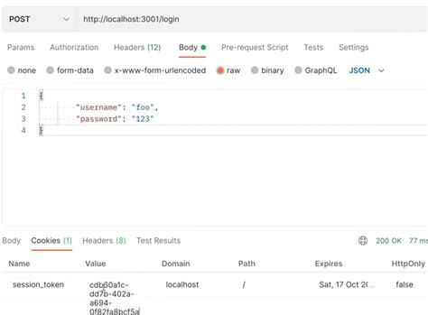 cookie authentication session authentication in nodejs