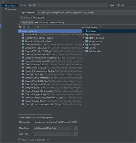 failed to load main class manifest attribute from jar