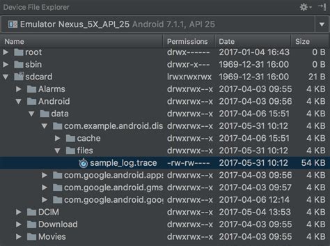generate trace logs by instrumenting your app android developers