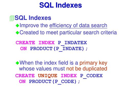 ppt chapter 7 introduction to structured query language sql