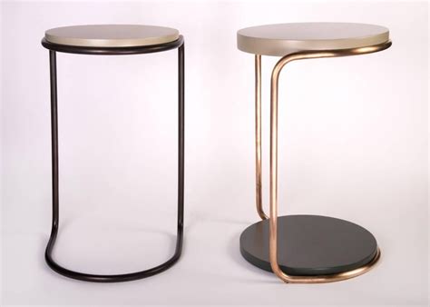 django mid century modern side table in bronze for sale at 1stdibs