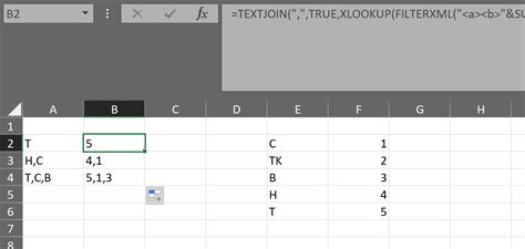 excel how to use a vlookup or xlookup when a cell has comma seperated