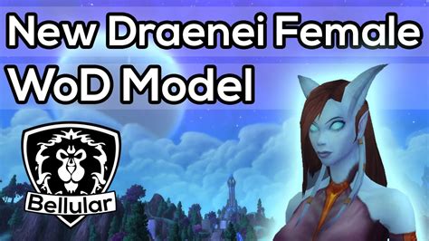 New Draenei Female Model Customisation Warlords Of Draenor Beta Youtube