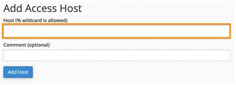 how to configure remote access to mysql database in cpanel