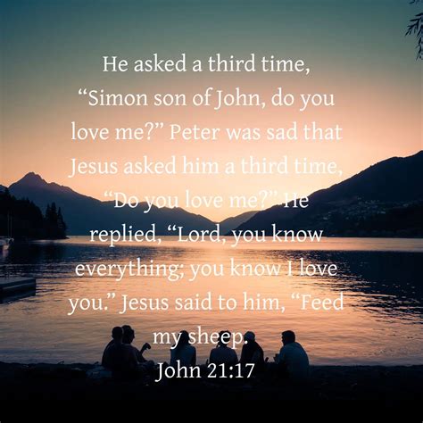 Revised Lectionary On Twitter He Asked A Third Time “simon Son Of